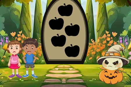 Kids Escaped Vampires Garden - HiddenFan.com