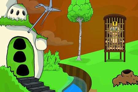 Rescue The Quiet Monkey From Cage - HiddenFan.com